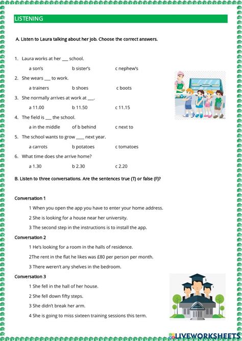 English Second Language Worksheet