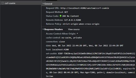 Angular Receiving Laravel Csrf Token Mismatch Error In Spite Of X