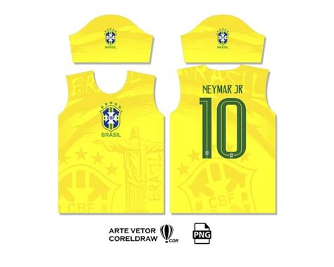 Arte Camiseta Seleção Brasileira Copa do Mundo Elo7