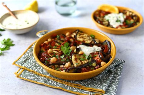 Orientalischer Auberginen Salat Vegan Gesund Rezept Foodreich Foodblog