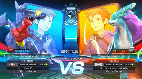 Garchomp vs Suicune Pokkén Tournament DX YouTube