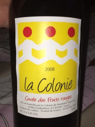 Montlobre La Colonie Cuvée des Fruits Rouges Vivino