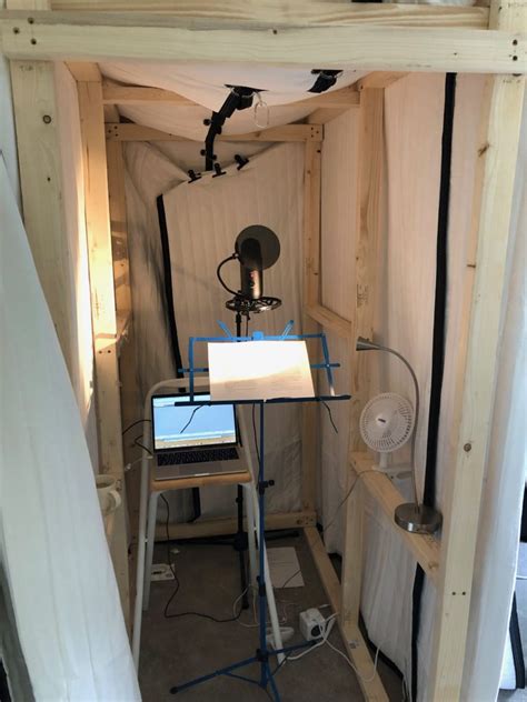 Joanna Penn S Home Audio Sound Booth Diy Vocal Booth Build Your Own