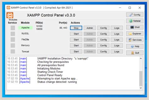 Ошибка xampp error apache shutdown unexpectedly Решение и исправление