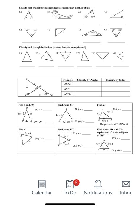 [solved] classify each triangle by its angles acute equiangular course hero