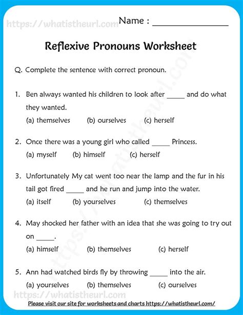 Intensive Pronoun Worksheet Worksheets Library Worksheets Library
