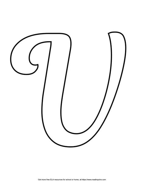 Fancy Capital Bubble Letter V Image ReadingVine