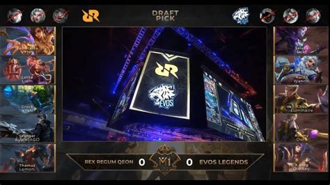 EVOS LEGENDS Vs RRQ FINAL MLBB World Championship M1 Match 1 YouTube