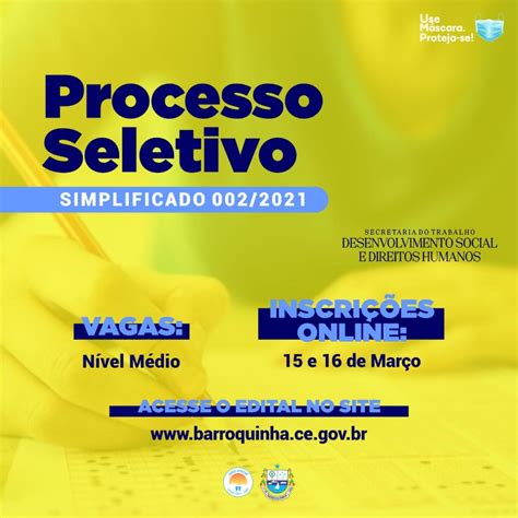 PROCESSO SELETIVO SIMPLIFICADO Nº 002 2021 PREFEITURA MUNICIPAL DE