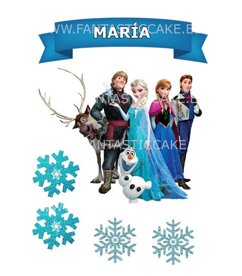 Toppers Frozen Personalizado Env O H Fantastic Cake