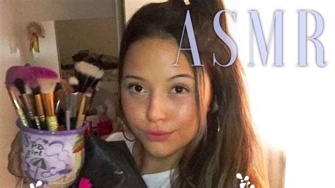 Asmr Amiga Te Maquiando Sons De Boca Tapping Pinc Is Na Tela Voz