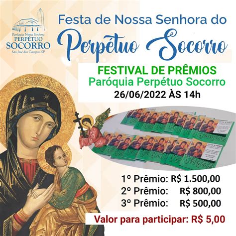 Programação Festa de Nossa Senhora do Perpétuo Socorro 2022