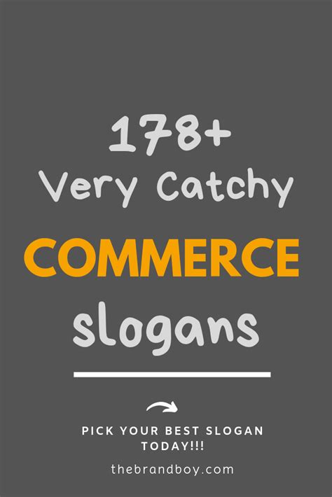 763 Creative Commerce Slogans And Taglines Generator Guide Thebrandboy