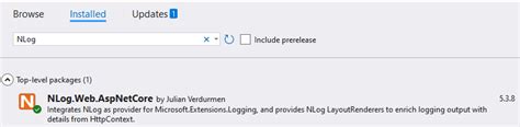 Logging In Net Core With Nlog