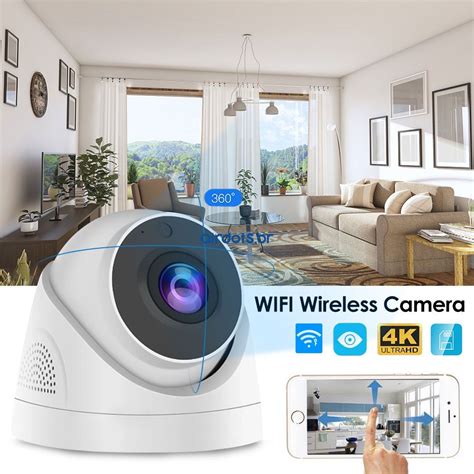 Dome Câmera IP Wifi Infravermelho Hd 1080P Sem Fio Câmeras de segurança
