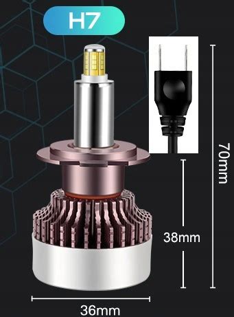 Żarówki LED H7 Xstorm R9 360 160W 25000LM Canbus Mocne SKLEPLEDY