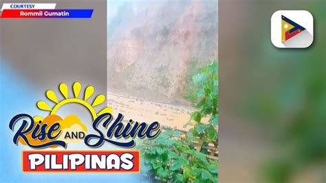 Aktwal Na Pagguho Ng Lupa Sa Monkayo Davao De Oro Nakunan Ng Video Ng