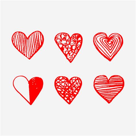 Scribble Heart SVG Bundle Master Bundles