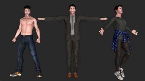 Create 3d Realistic Human Avatar From Photo And Rigging By Animation Rt