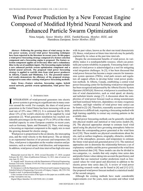 pdf wind power prediction by a new forecast engine composed of modified hybrid neural network