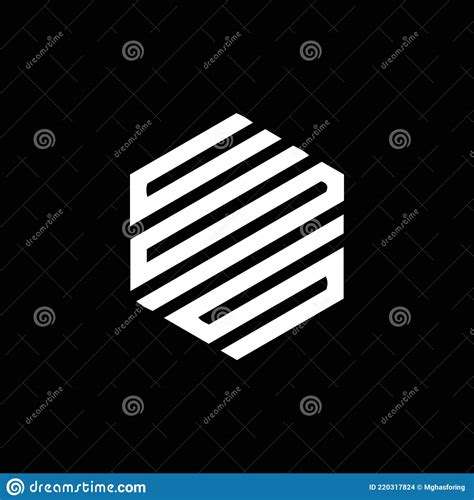 CSS Letter Logo Design On Black Background CSS Creative Initials