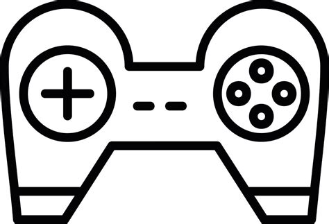 Game Console Line Icon Vector Art At Vecteezy