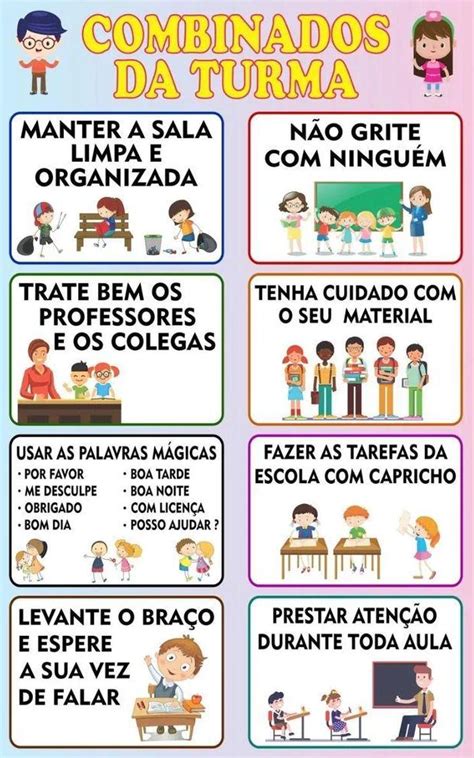 Combinados Educação Infantil para imprimir em PDF grátis