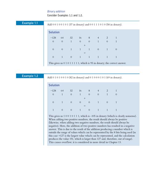 binary addition and subtraction pdf subtraction computer engineering