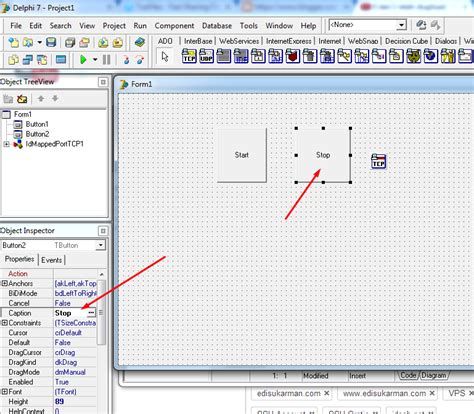 cara membuat injek dasar dengan delphi 7 t i sniper