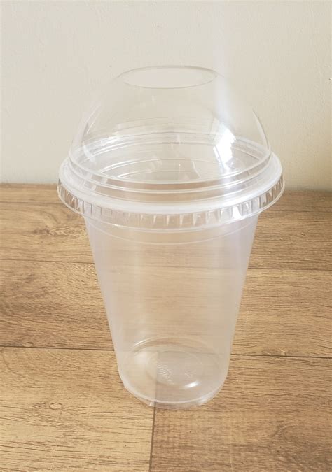 50 Copos PP tampa bolha PET de 400 ml Açaí felicidade no Elo7