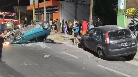 Tremendo Choque Y Vuelco Sobre La Ruta 38 El Diario De Carlos Paz