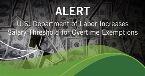 Federal Salary Threshold For Exempt Employees Will Increase Starting