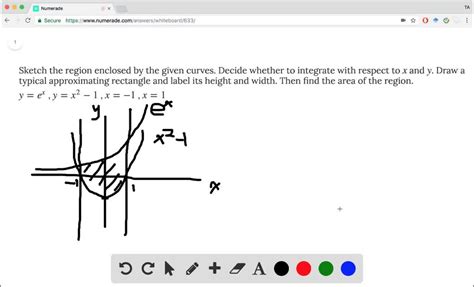 solved sketch the region enclosed by the given curves decide whether to integrate with respect