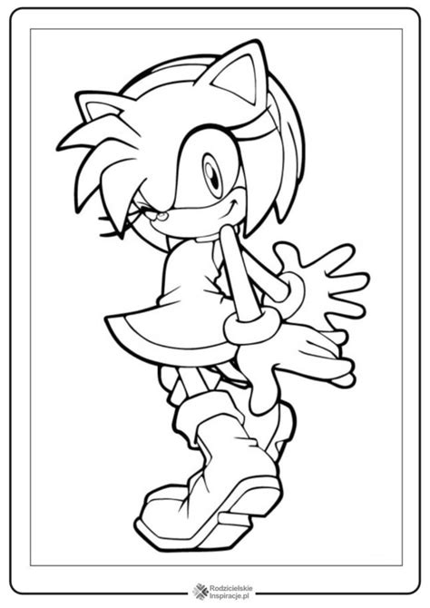 Sonic Kolorowanki Do Druku Rodzicielskieinspiracje Pl