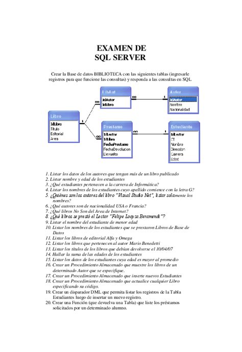 pdf examen de sql server luis loayza