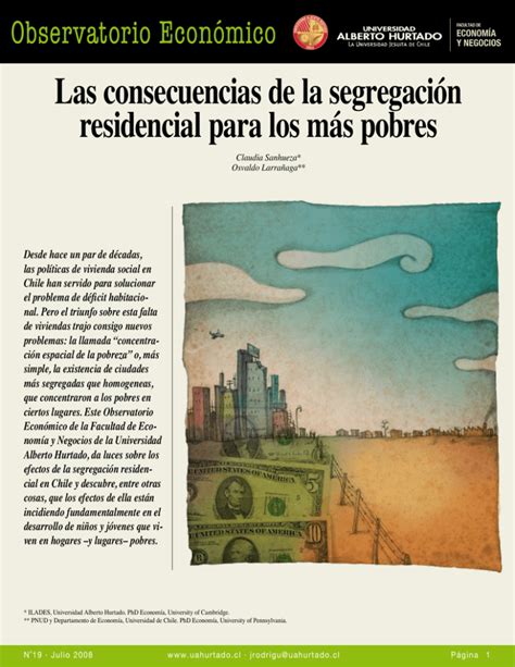 Las consecuencias de la segregación residencial para los más pobres