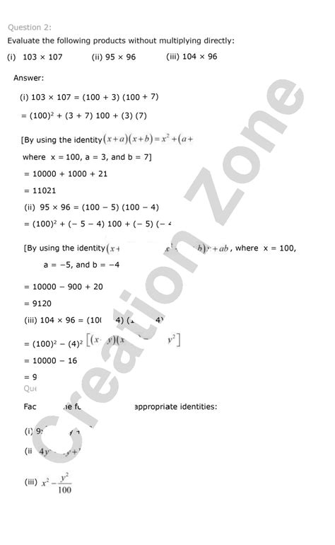 class 9 chapter 2 polynomials