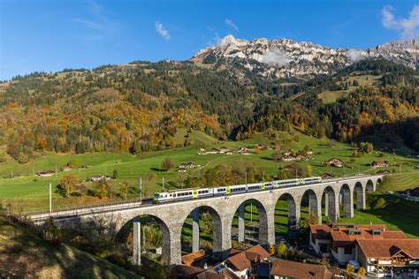 RBDe 565 Of BLS Between Blausee Mitholz And Frutigen