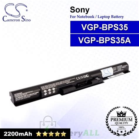 CS BPS35NB For Sony Laptop Battery Model VGP BPS35 VGP BPS35A