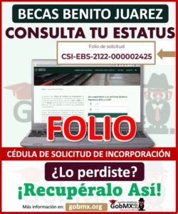 ATENCION Así puedes recuperar tu FOLIO Beca Benito Juárez CONSULTA