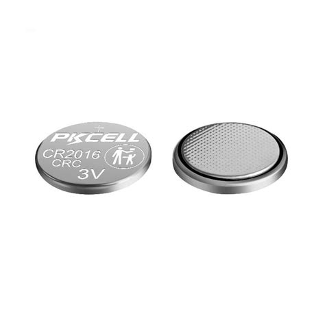 PKCELL CR2016CRC 3V 85mAh Lithium Button Cell Battery