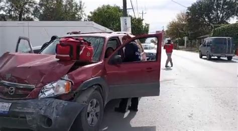 Fuerte accidente automovilístico deja 2 mujeres lesionadas en Reynosa