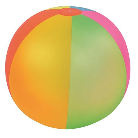 Pool Central In Classic Inflatable Panel Jumbo Beach Ball Multi