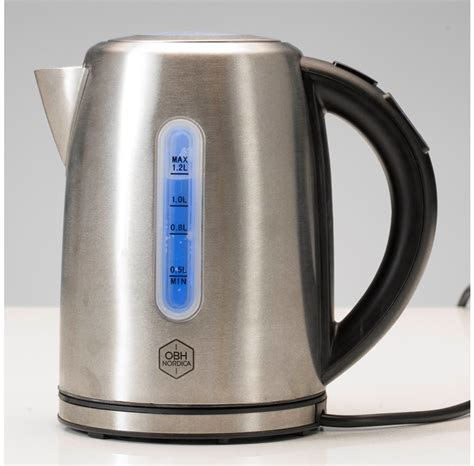 OBH Nordica Elkedel Color Glow Kettle 1 2 L Stål 2200 W Billig