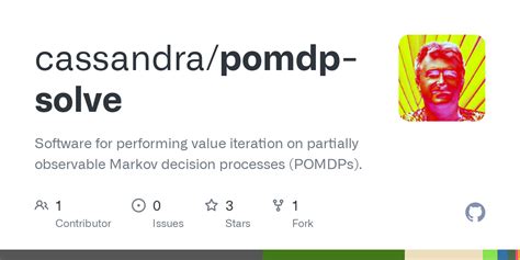 github cassandra pomdp solve software for performing value iteration on partially observable
