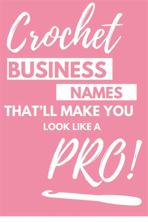 The Ultimate Guide To Choosing The Perfect Crochet Business Name Cute
