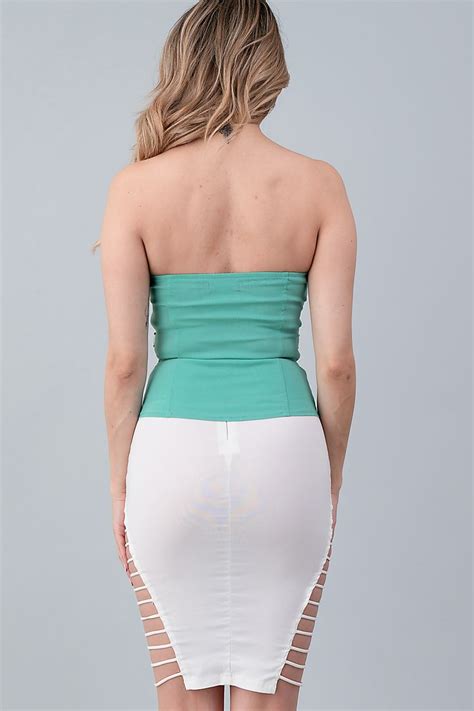 Mariah Longo OhYes 2019 Fashion Women S Top Strapless Top