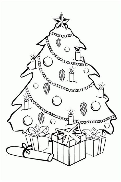 Dibujos De Rboles De Navidad Para Colorear E Imprimir