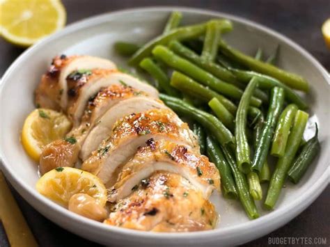 Lemon Garlic Roasted Chicken Step By Step Photos Budget Bytes