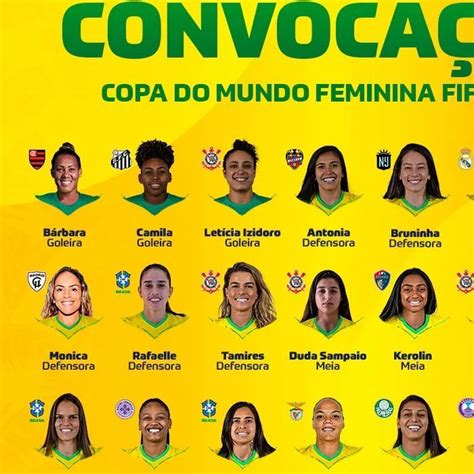 Veja a escalação da seleção feminina de futebol Purebreak